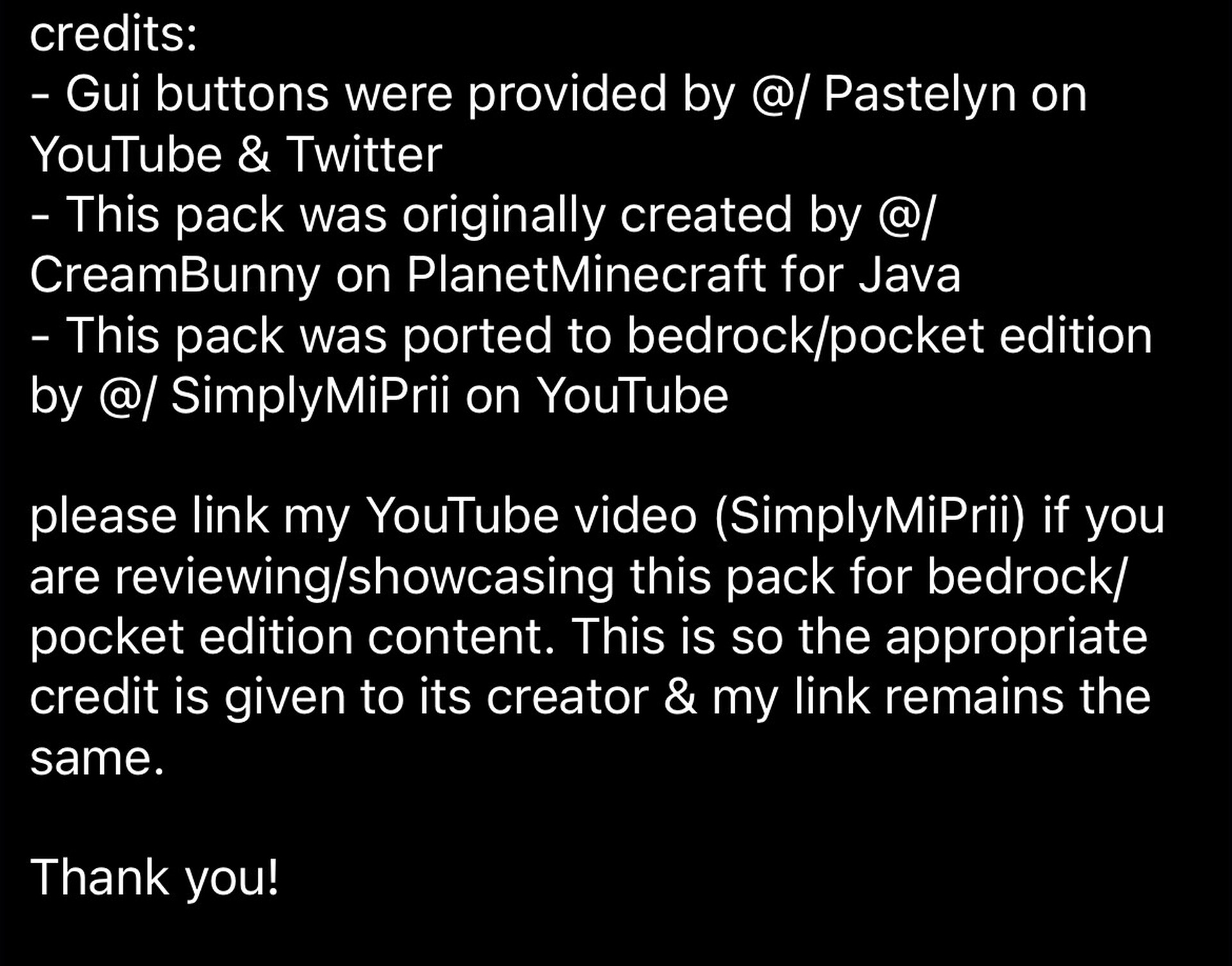 Bedrock) OG Hello Kitty Hotbar ‎♡‧₊˚ Minecraft Texture Pack