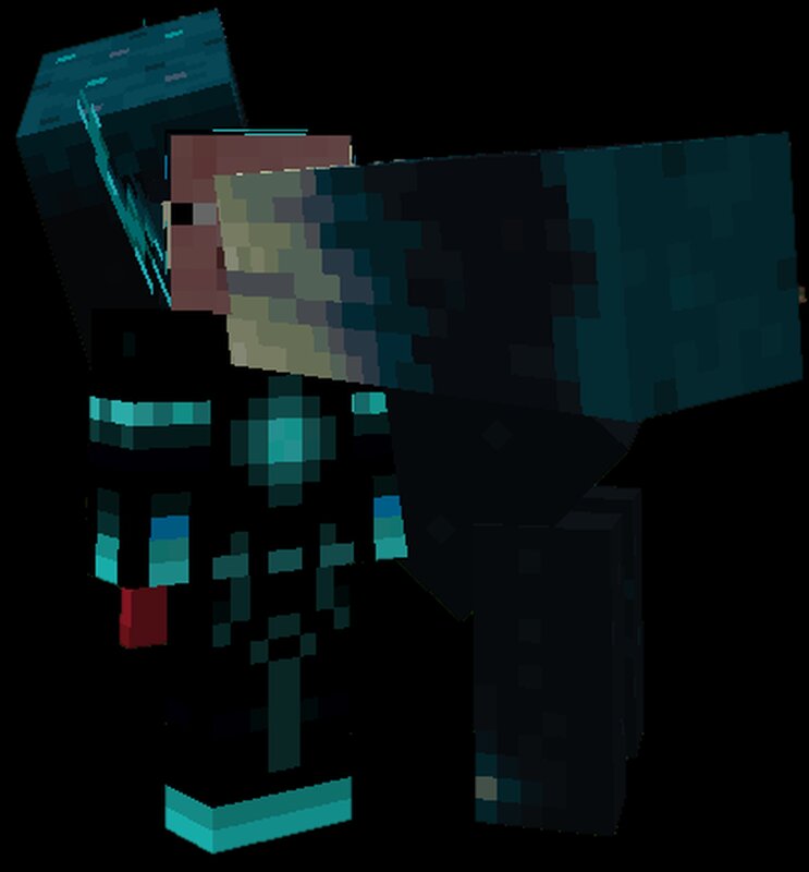 Allay of Minecraft Legends (Yellow) and Happy Warden Minecraft Texture Pack