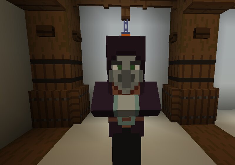 Bare Bones MC:Dungeons styled illusioner Minecraft Texture Pack