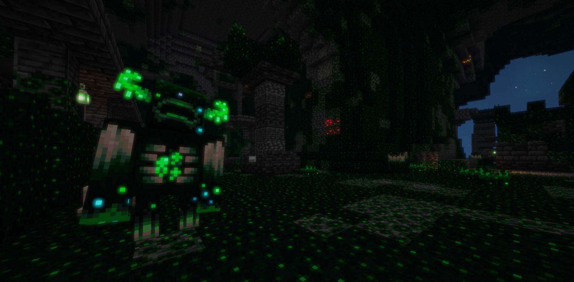 Green sculk 1.19+ Minecraft Texture Pack