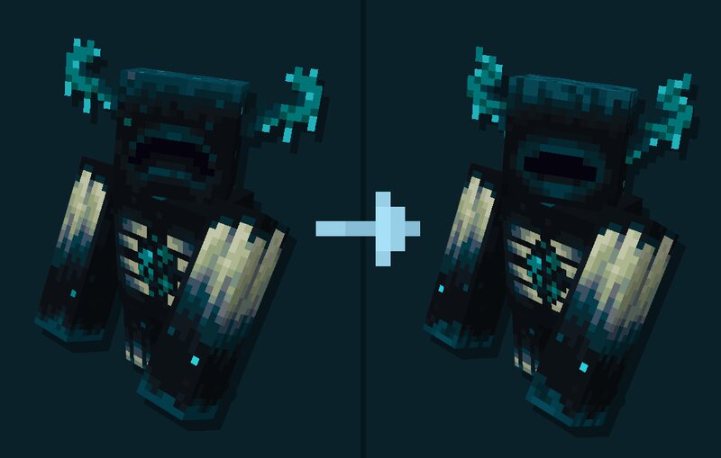Remake Warden Minecraft Texture Pack