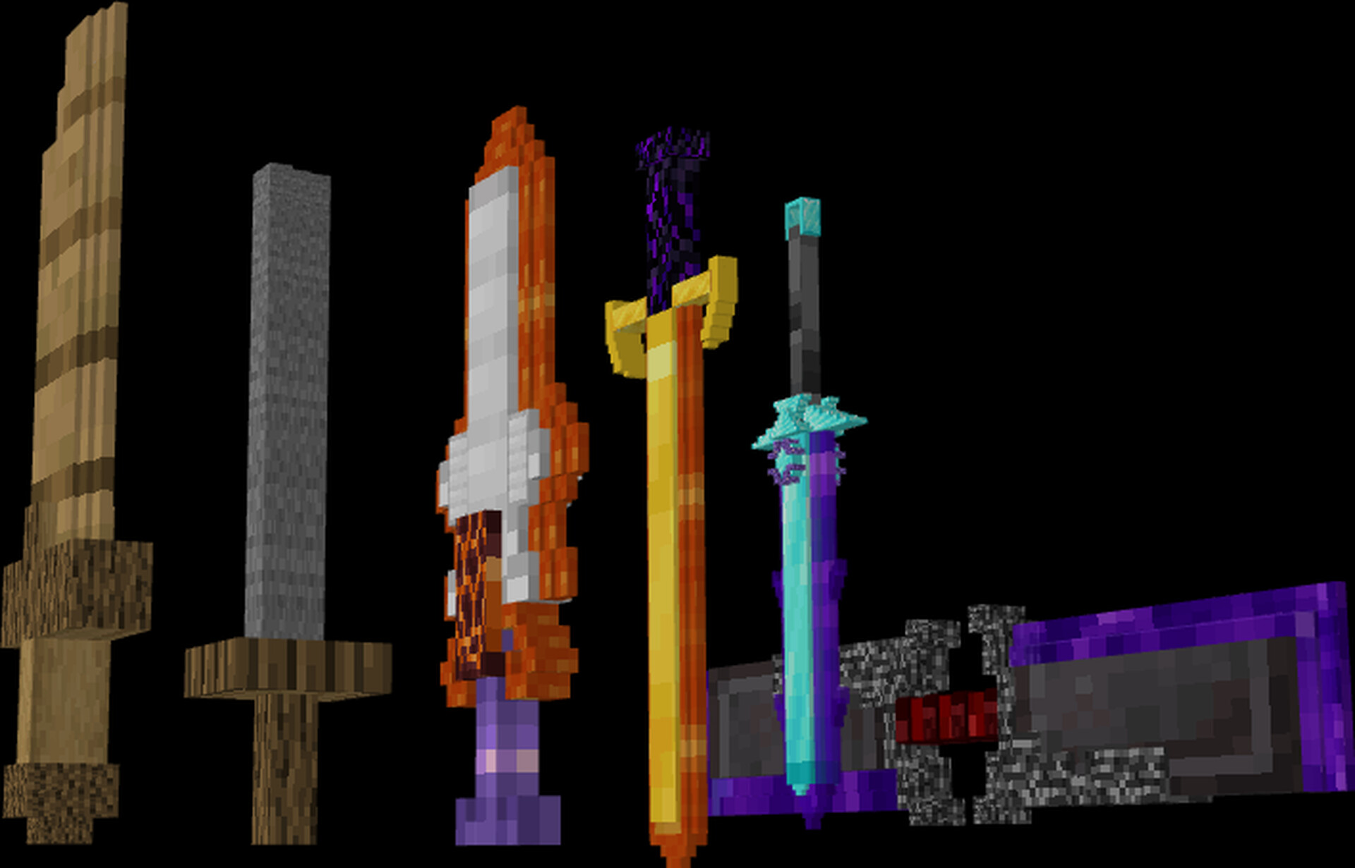 MEGA SWORDS Minecraft Texture Pack