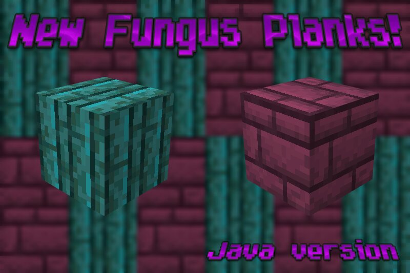 New Fungus Planks! (Java Port) Minecraft Texture Pack