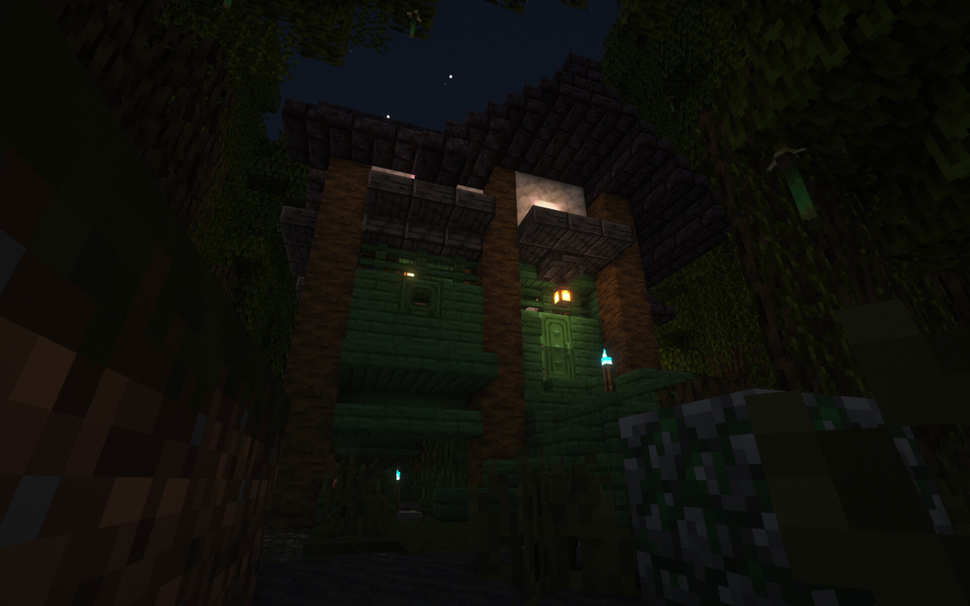 Green Mangrove Planks Minecraft Texture Pack