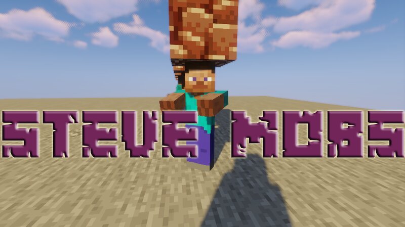 Steve Mobs Minecraft Texture Pack