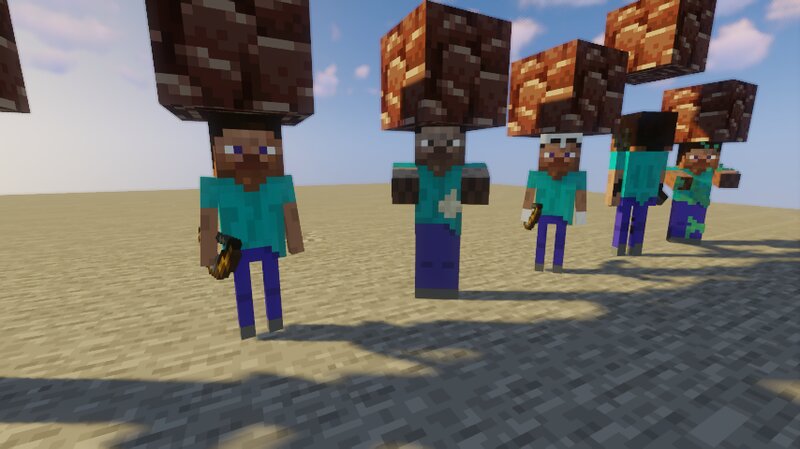 Steve Mobs Minecraft Texture Pack