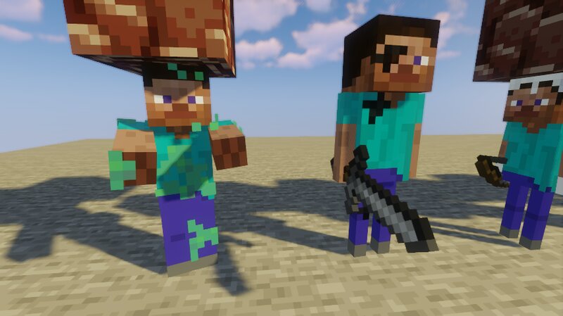 Steve Mobs Minecraft Texture Pack