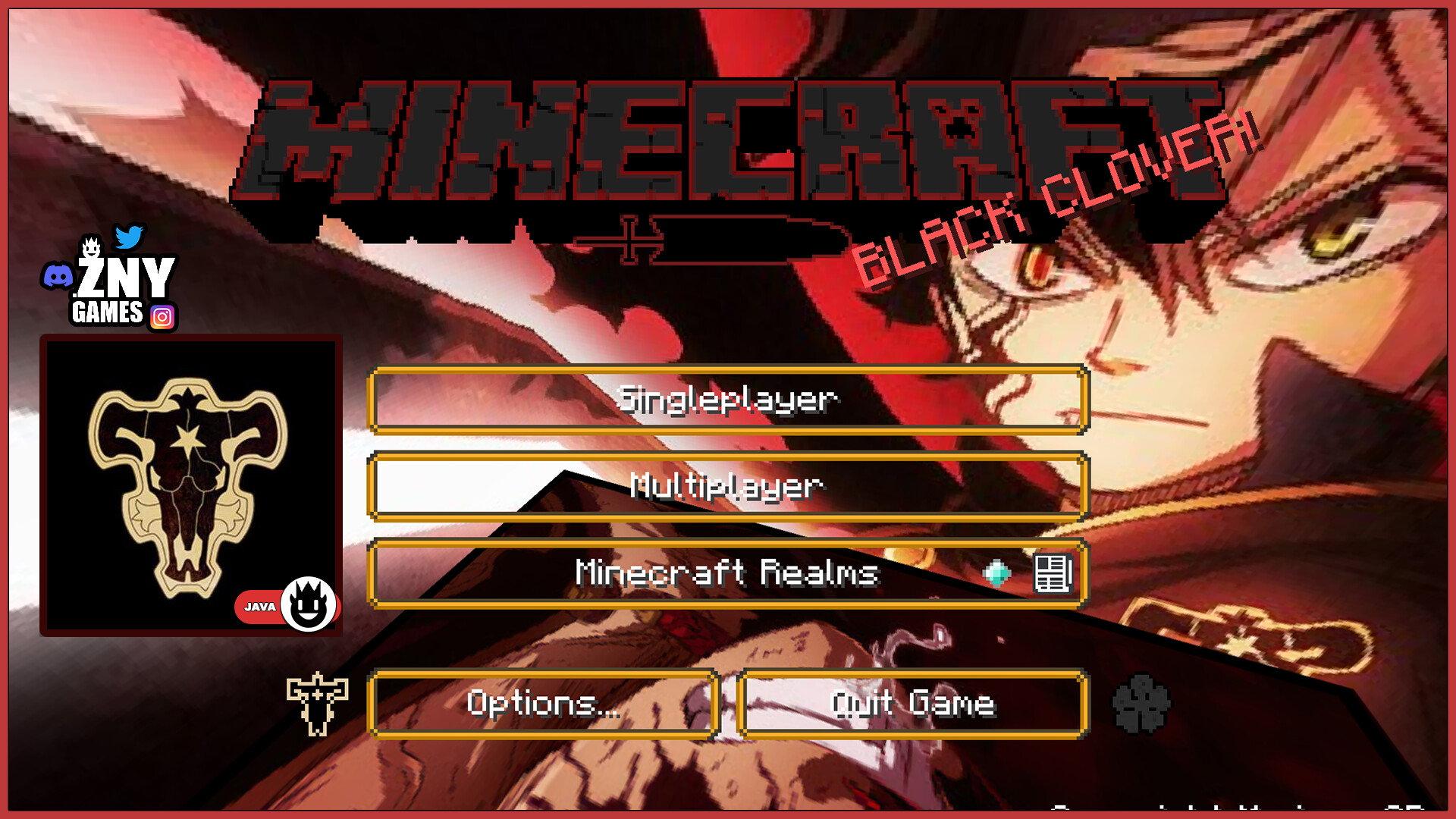 BLACK CLOVER [JAVA] 🍀 Minecraft Texture Pack