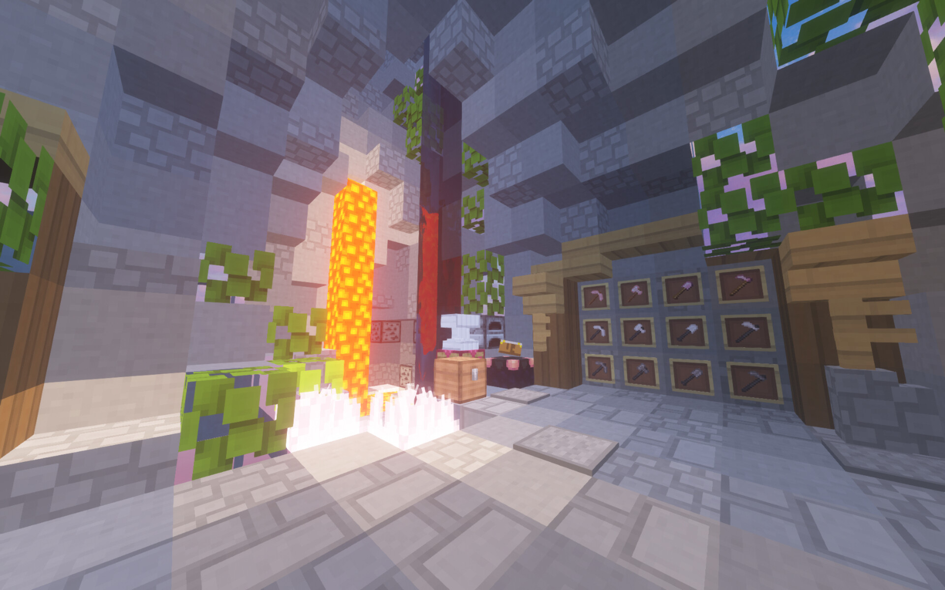 🍡🌸 Cute pink PVP texture pack 🌸🍡 Minecraft Texture Pack