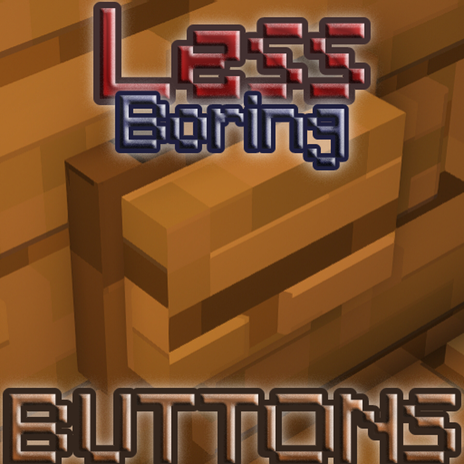 Less Boring Buttons - By Ridhwan056 Minecraft Texture Pack
