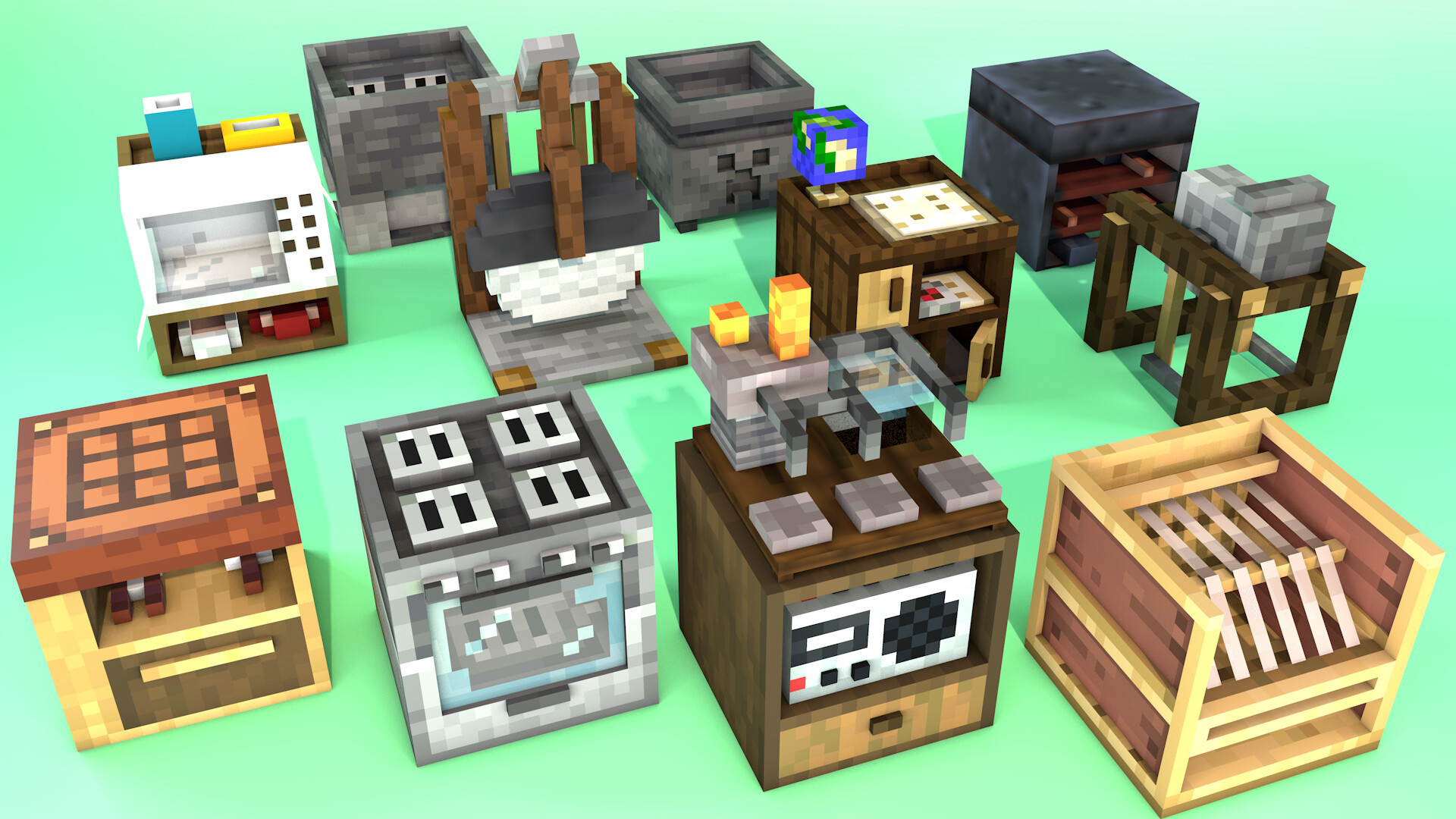 Recreated containers 1.19 Minecraft Texture Pack