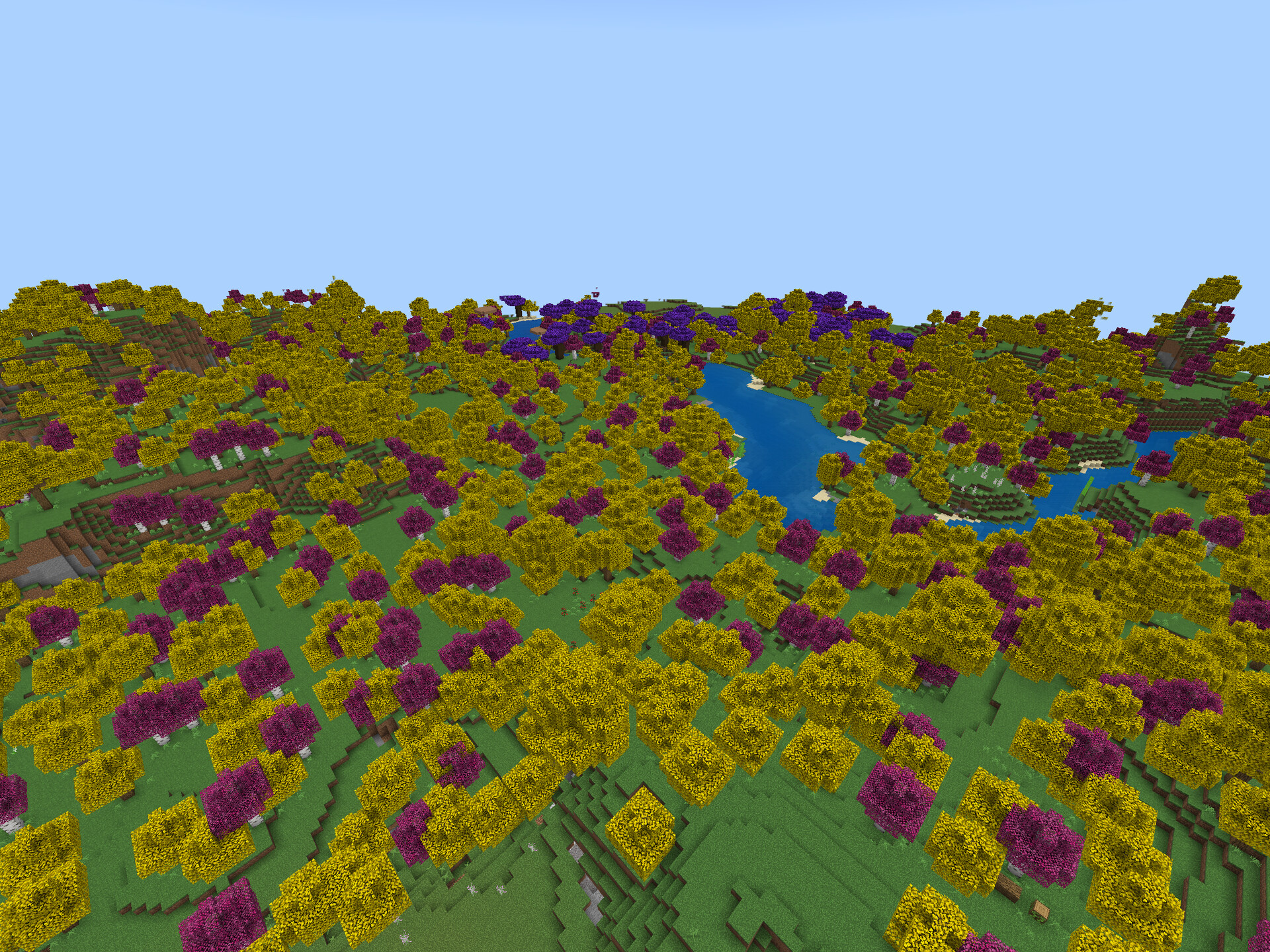 Colorful Leaves Minecraft Texture Pack