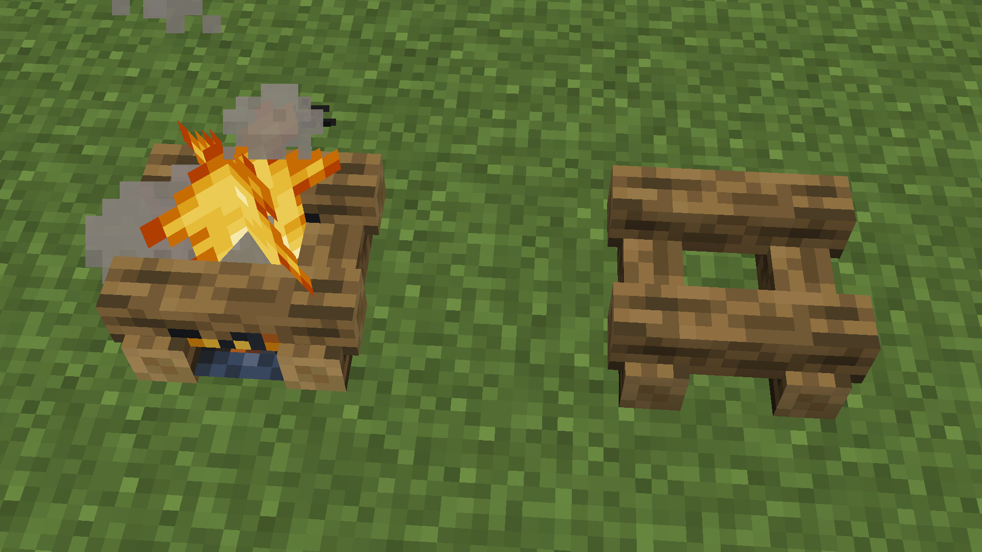 Ashless Campfire Minecraft Texture Pack