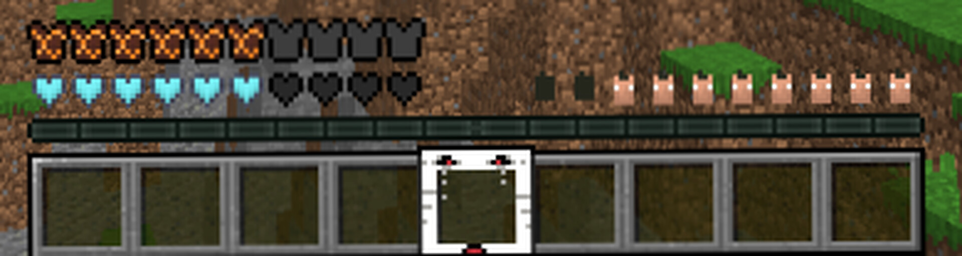 Nether themed GUI Minecraft Texture Pack