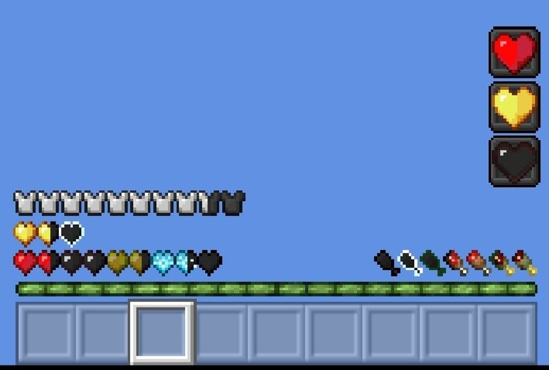 Better Hotbar Icons Minecraft Texture Pack