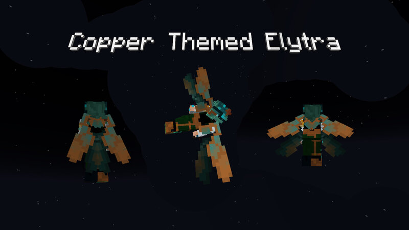 Copper Themed Elytra Minecraft Texture Pack