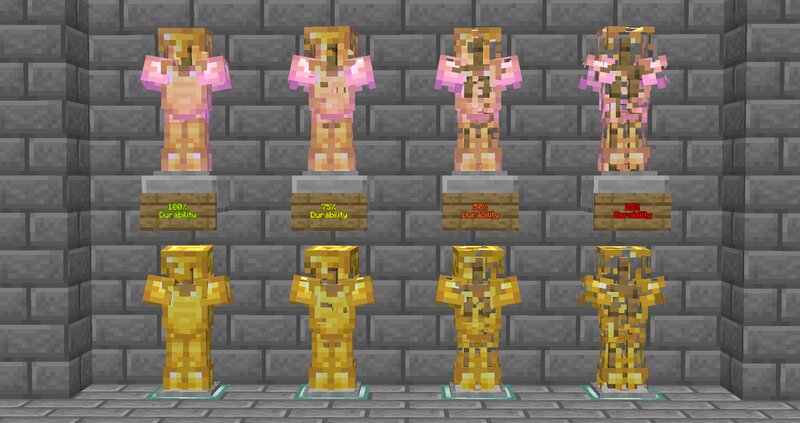 Visual Durability Armor Models Minecraft Texture Pack