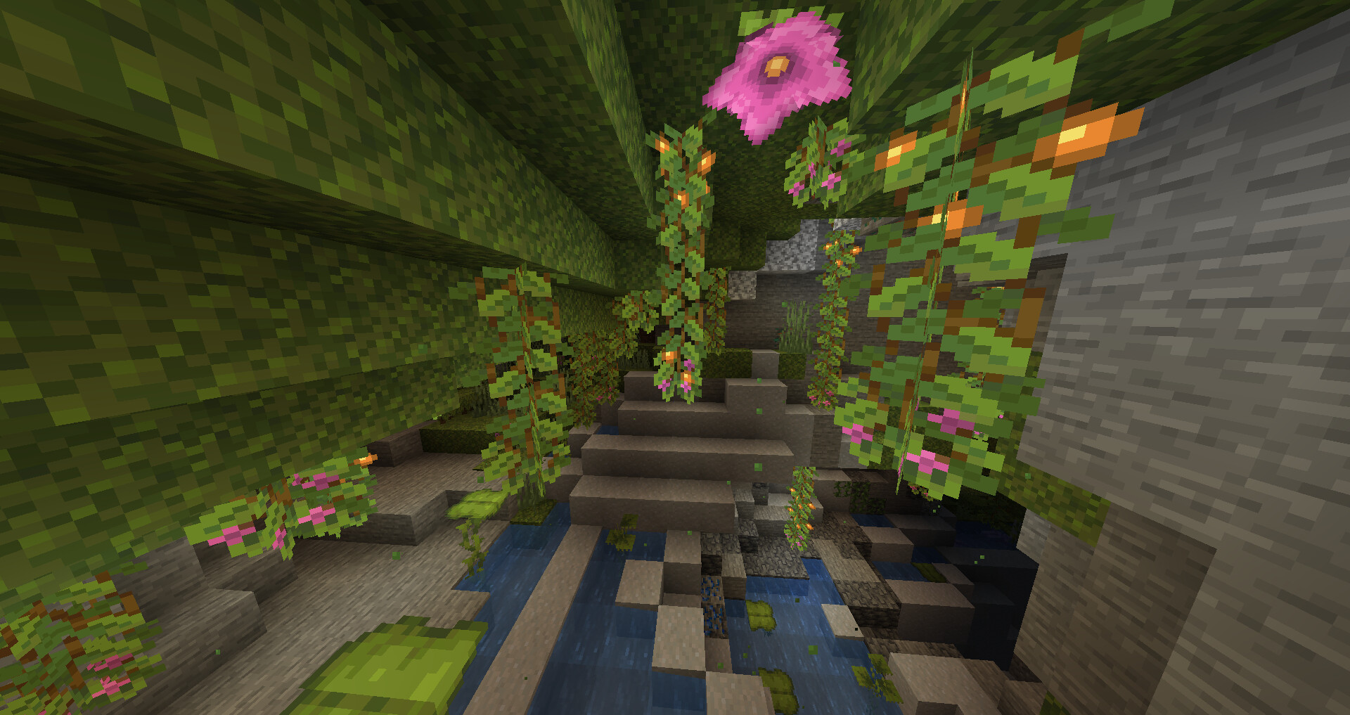 Full Growth Glow Berries Flower Minecraft Texture Pack