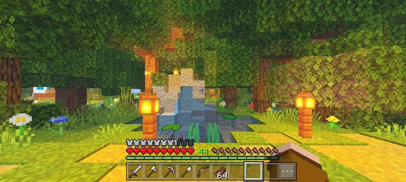 Minecraft PE Better No Button Minecraft Texture Pack