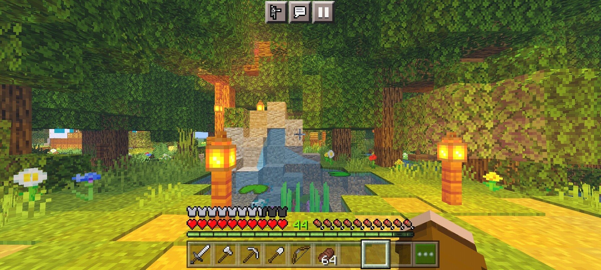 Minecraft PE Better No Button Minecraft Texture Pack