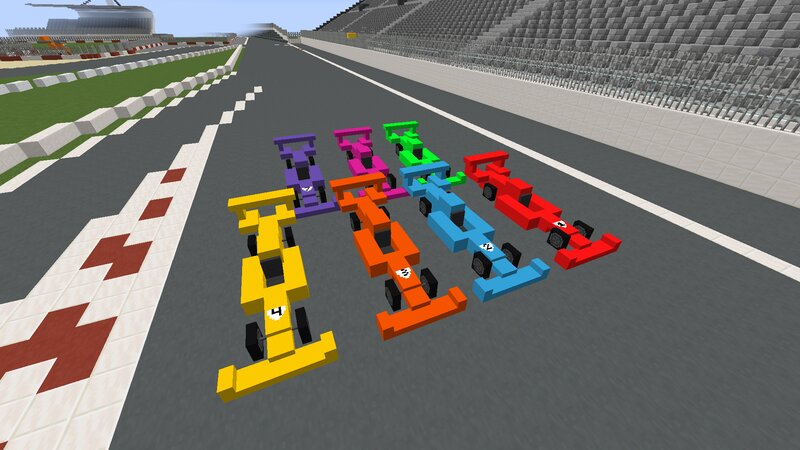Formula 1 Race Cars (1.19 update) Minecraft Texture Pack