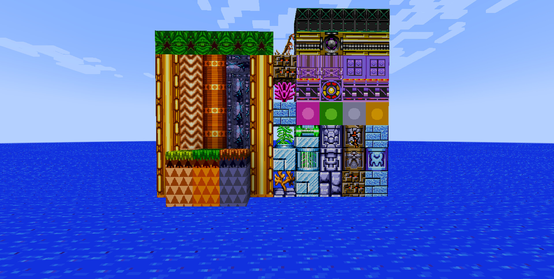 Sonic CD pack Minecraft Texture Pack