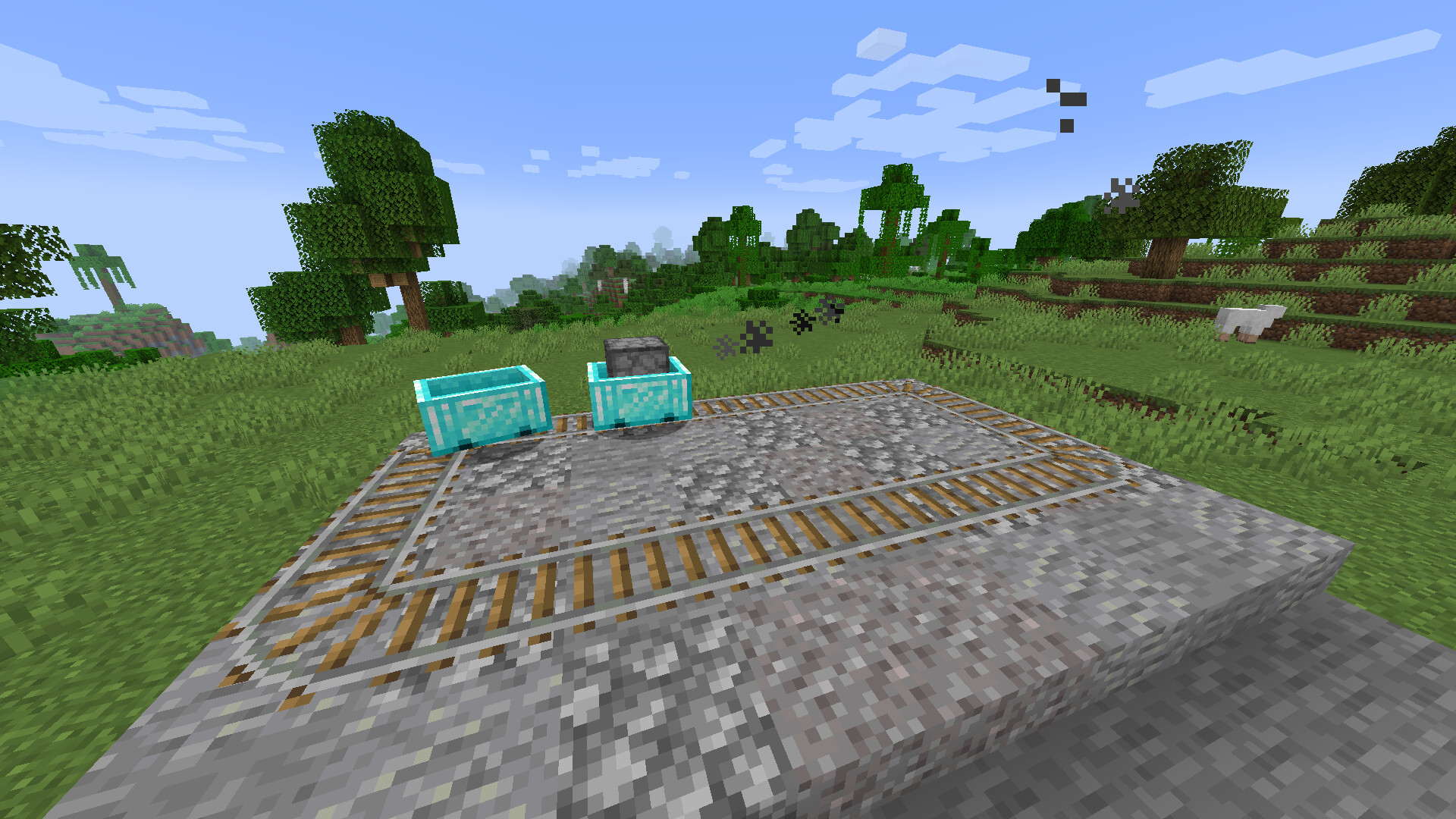 The Diamond Minecart (DanTDM Tribute) Minecraft Texture Pack