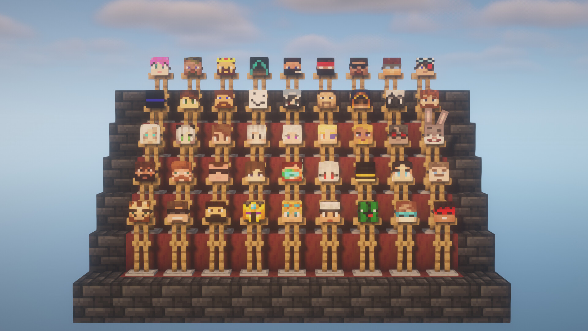 Masks of YouTubers by Carrot Minecraft Texture Pack
