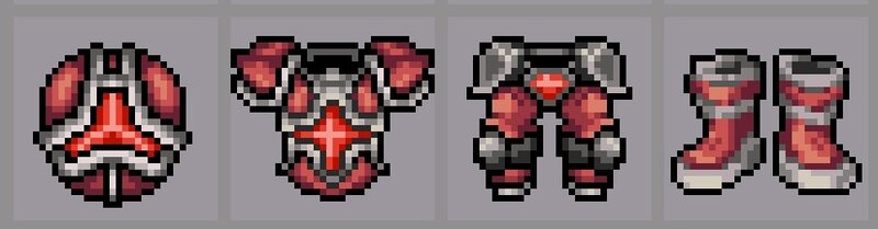 Bloodflare armor set Minecraft Texture Pack