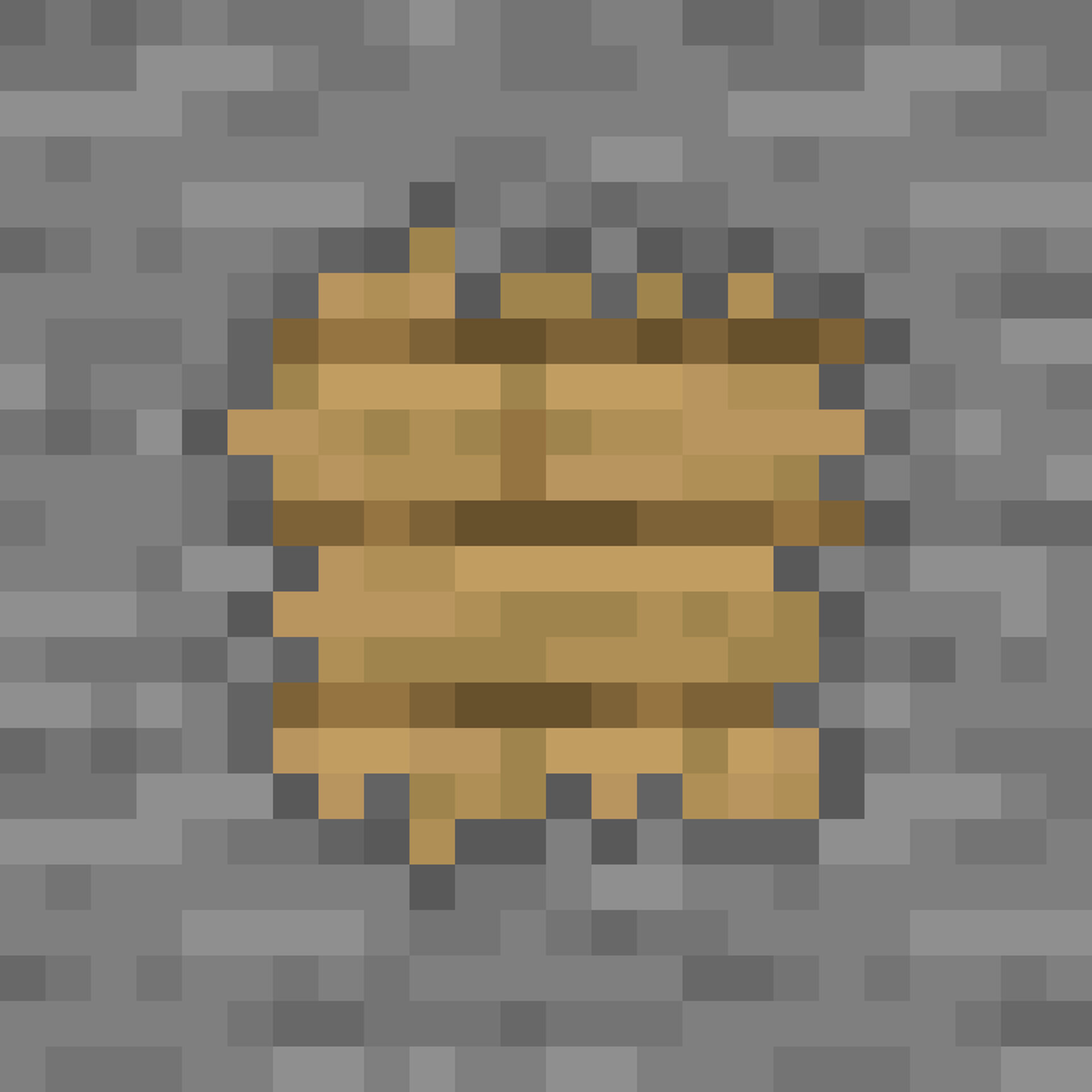 Visual Petrified Oak Slab Minecraft Texture Pack