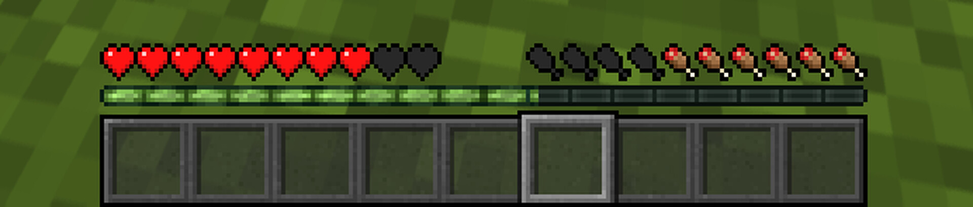 Fake Survival Hearts on Hardcore Minecraft Texture Pack