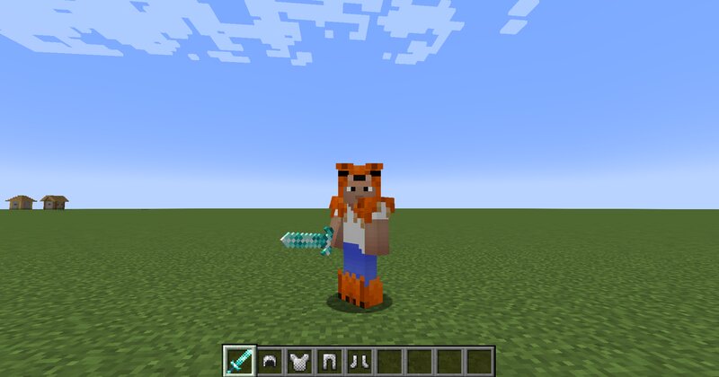 Dungeons Fox Armor Minecraft Texture Pack