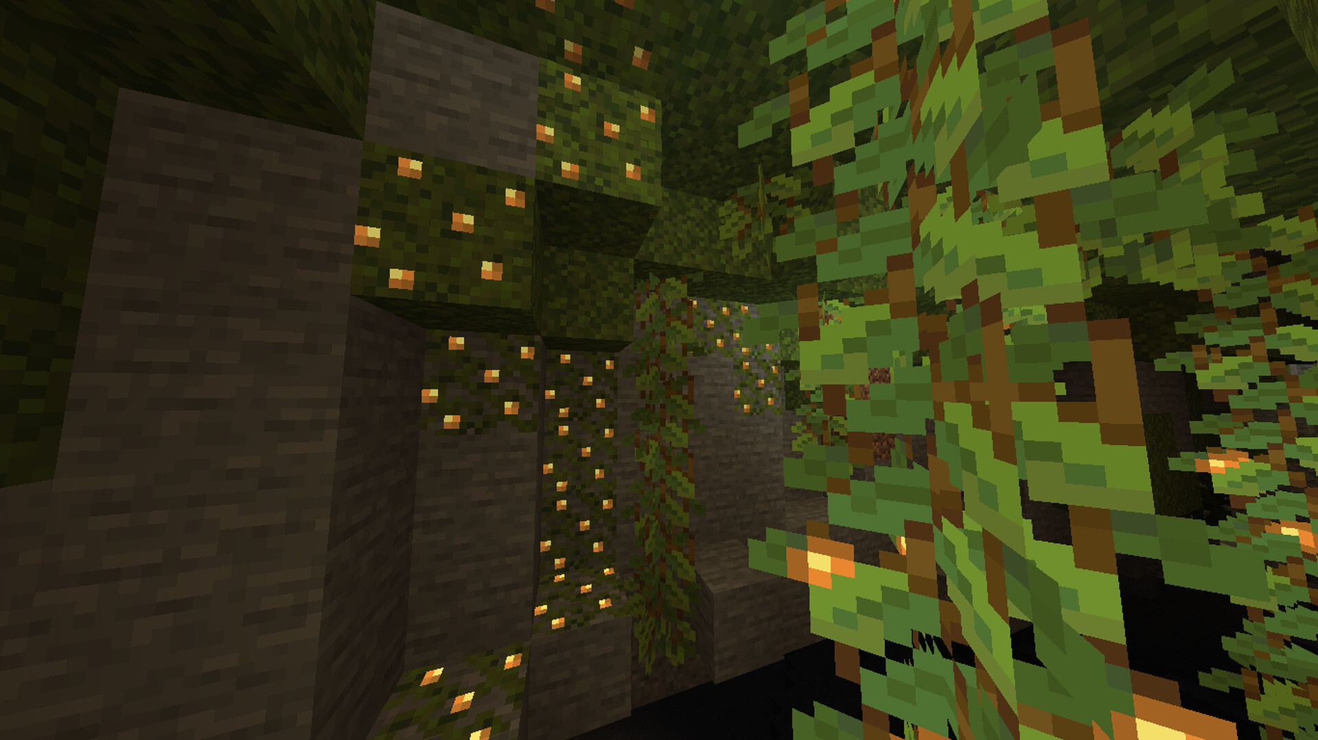 Torrezx-Glow lichen lush cave Minecraft Texture Pack