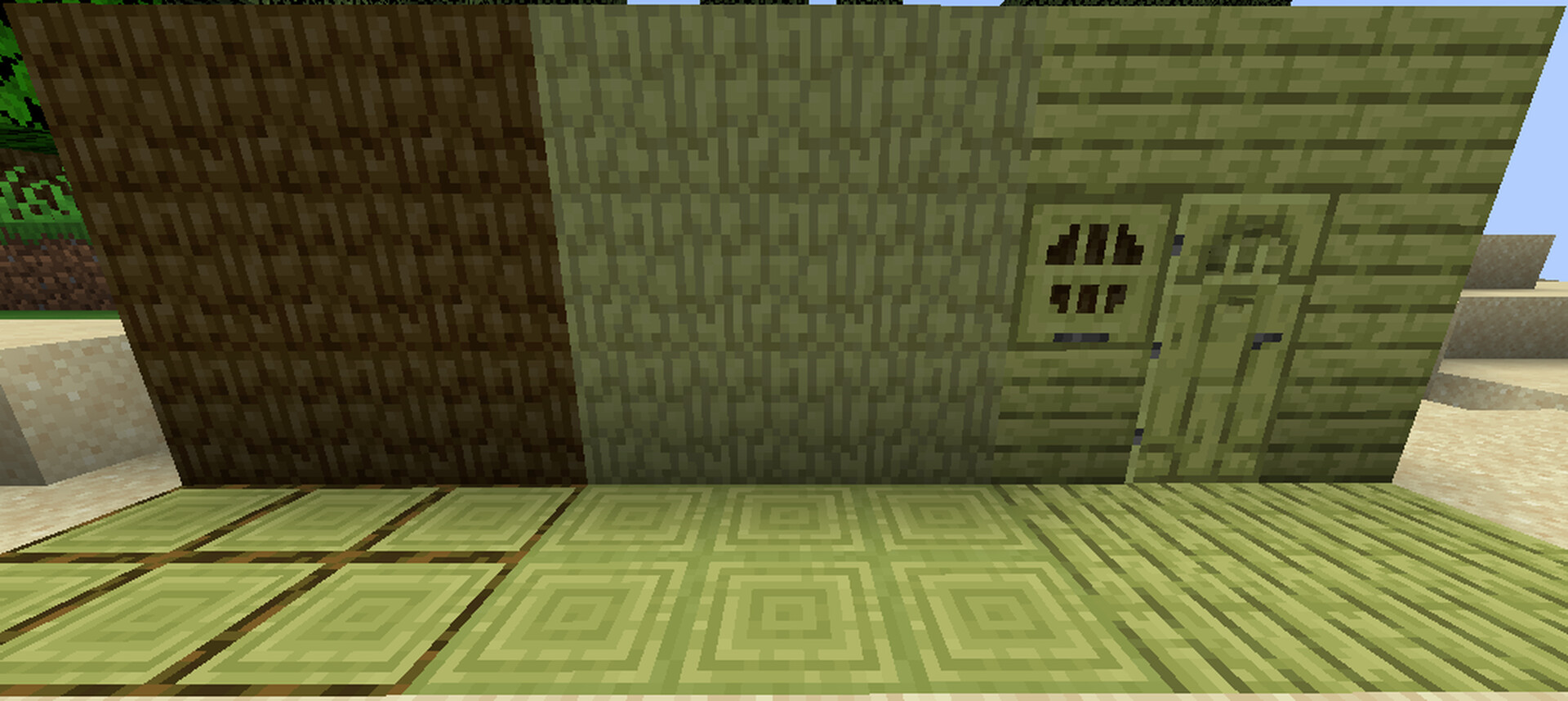 Green Jungle Wood Minecraft Texture Pack