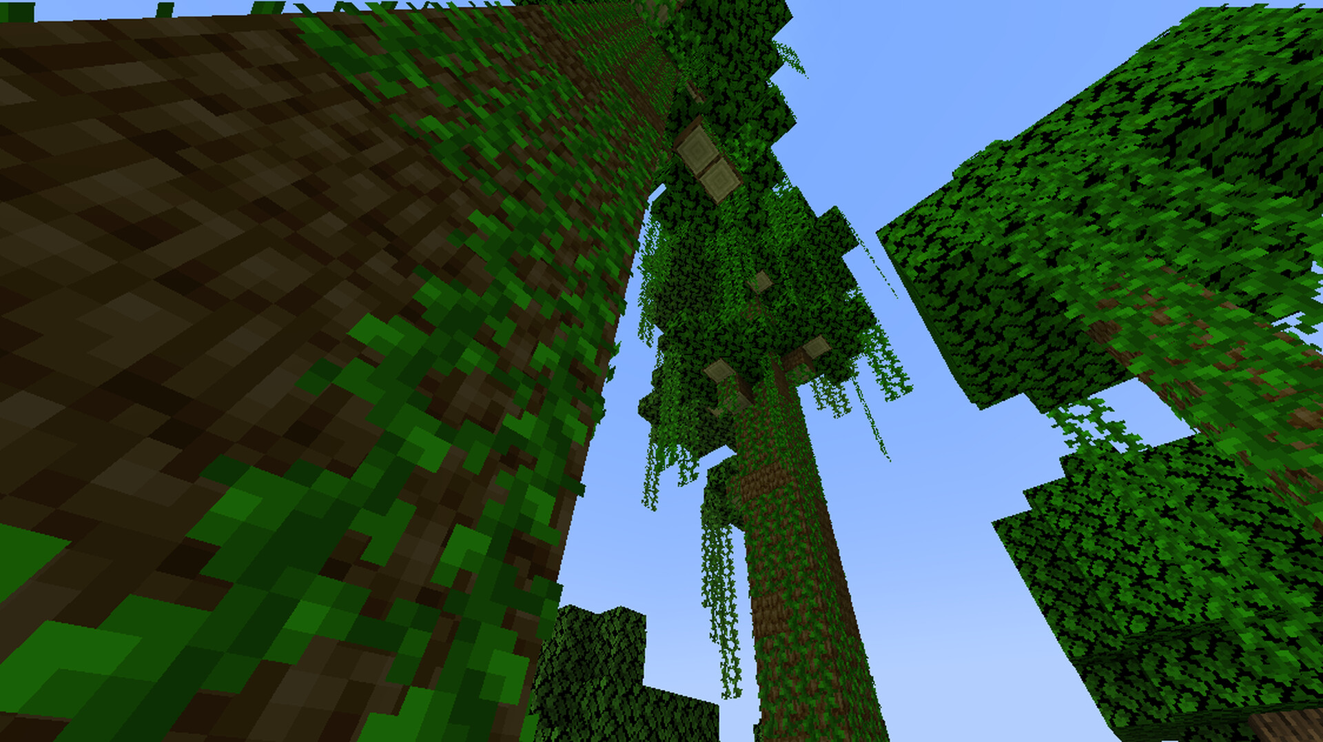 Green Jungle Wood Minecraft Texture Pack