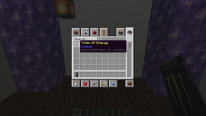 Monster Drink Totem Minecraft Texture Pack