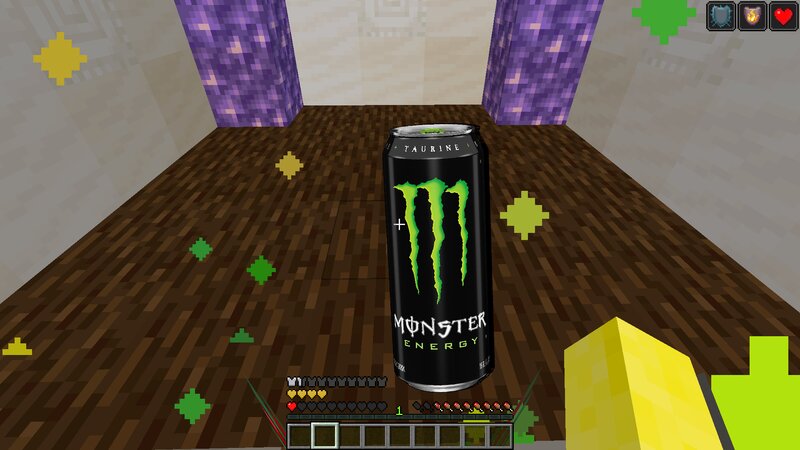 Monster Drink Totem Minecraft Texture Pack