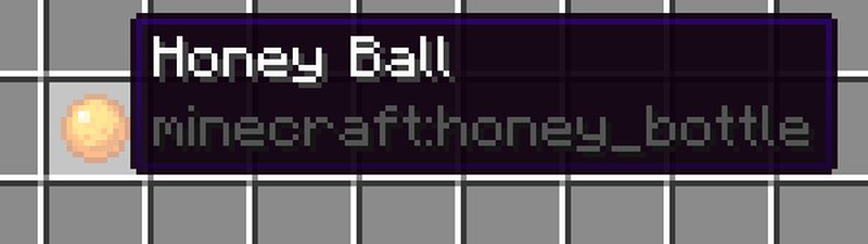 Honey Ball Minecraft Texture Pack