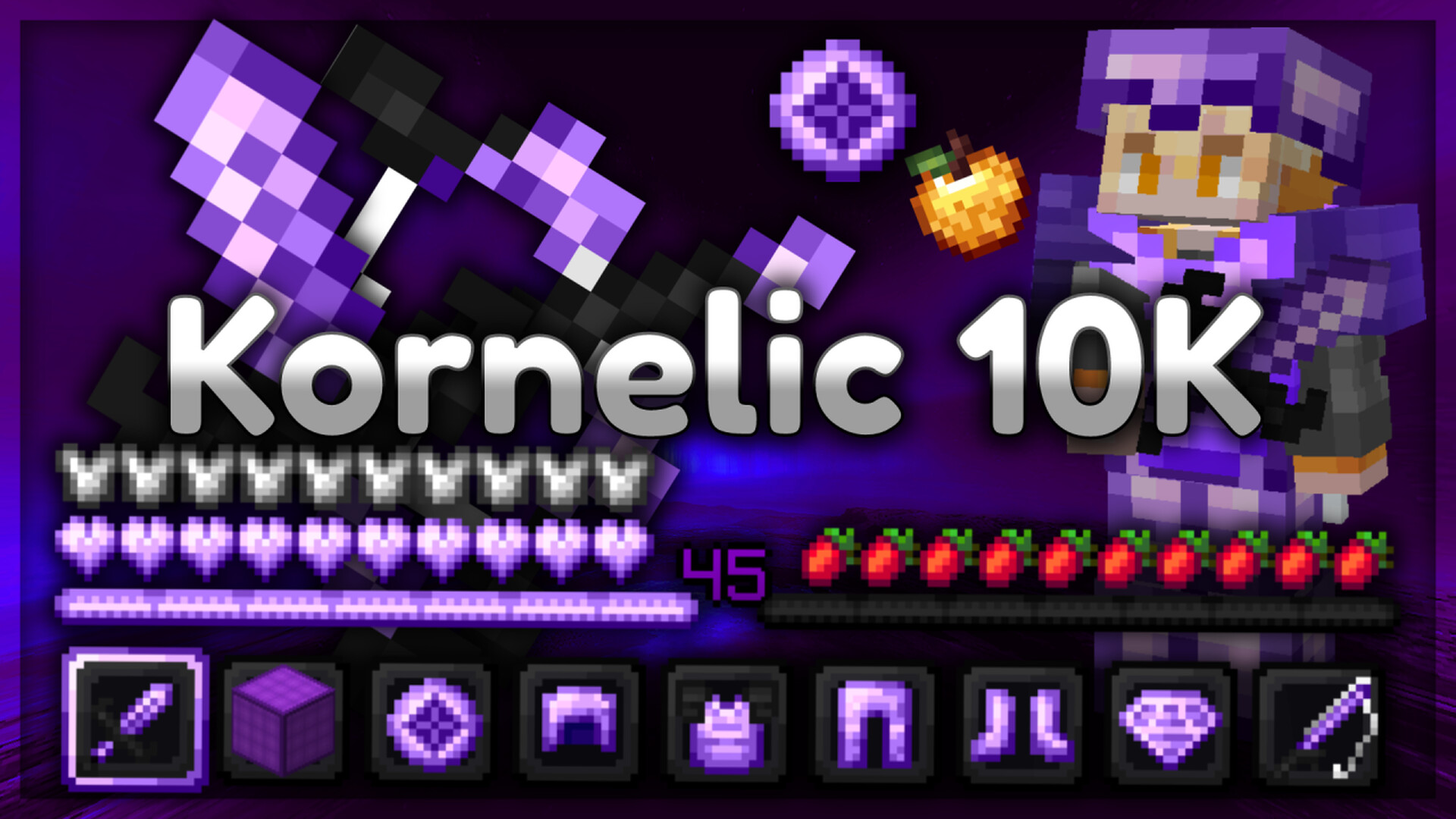Kornelic 10k! PURPLE Minecraft Texture Pack