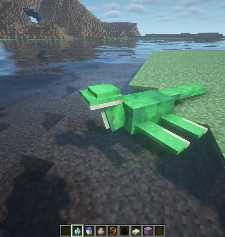 Little plesiosaur dude Minecraft Texture Pack