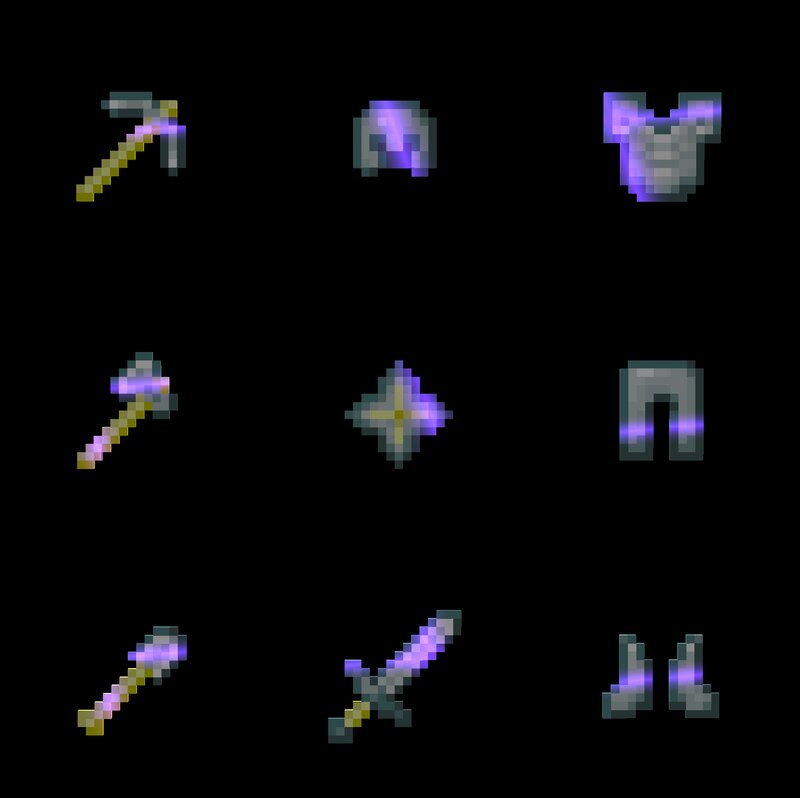 Os' Nether Star Colored Netherite Minecraft Texture Pack