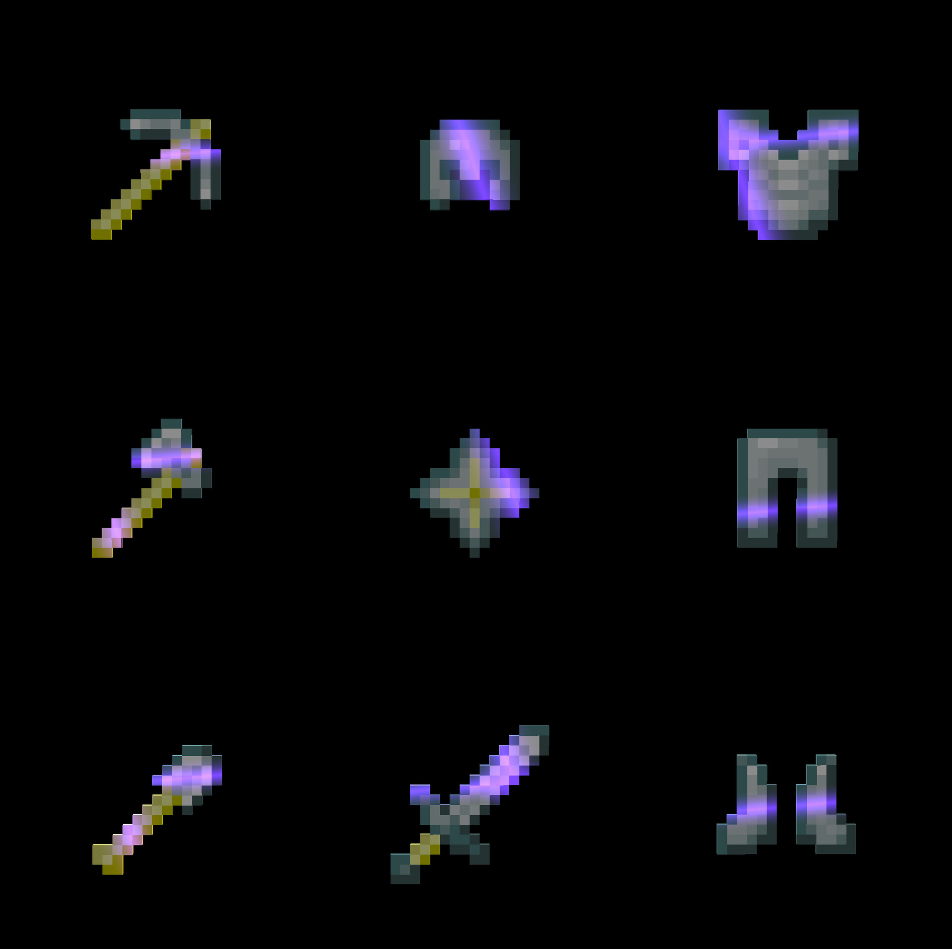 Os' Nether Star Colored Netherite Minecraft Texture Pack