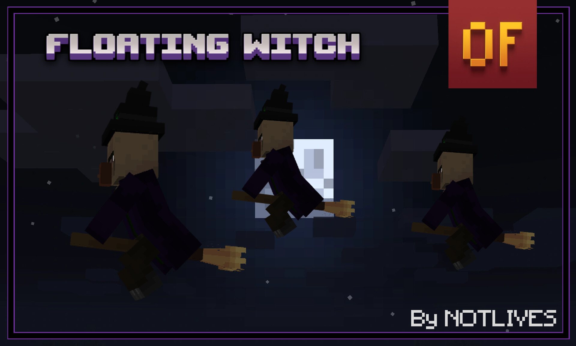 Floating witch Minecraft Texture Pack