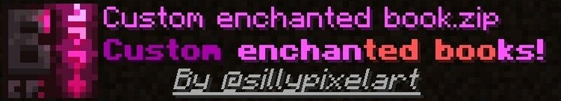 Custom enchanted books Minecraft Texture Pack