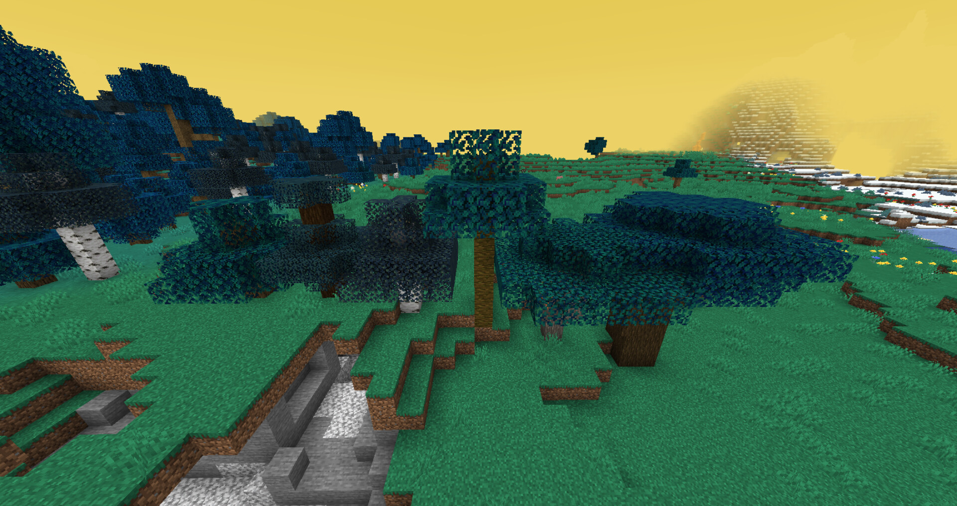 Morioh nature (yellow sky) Minecraft Texture Pack