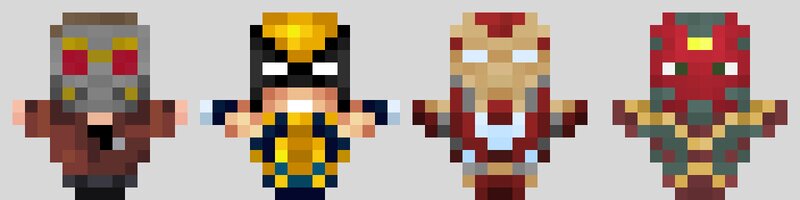 Marvel Totems by DimenSpace (animated) Minecraft Texture Pack