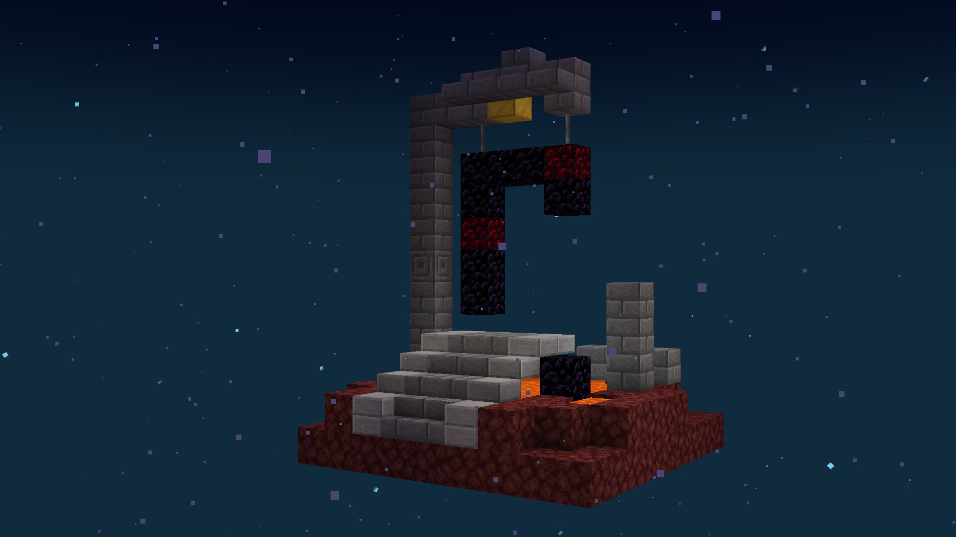 Crying Obsidian to Modernized Glowing Obsidian Minecraft Texture Pack