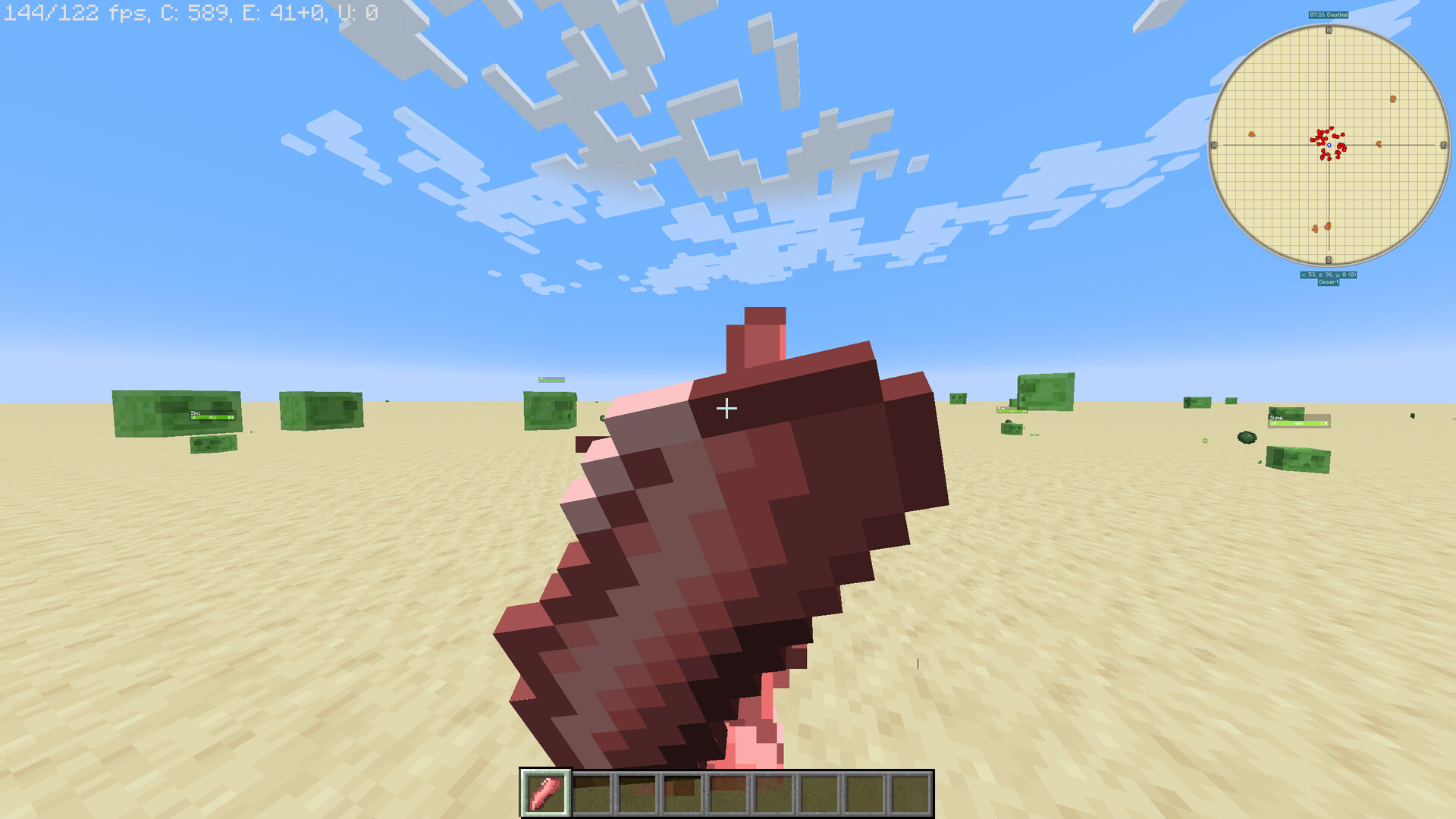 Bacon and chicken nuggets Minecraft Texture Pack