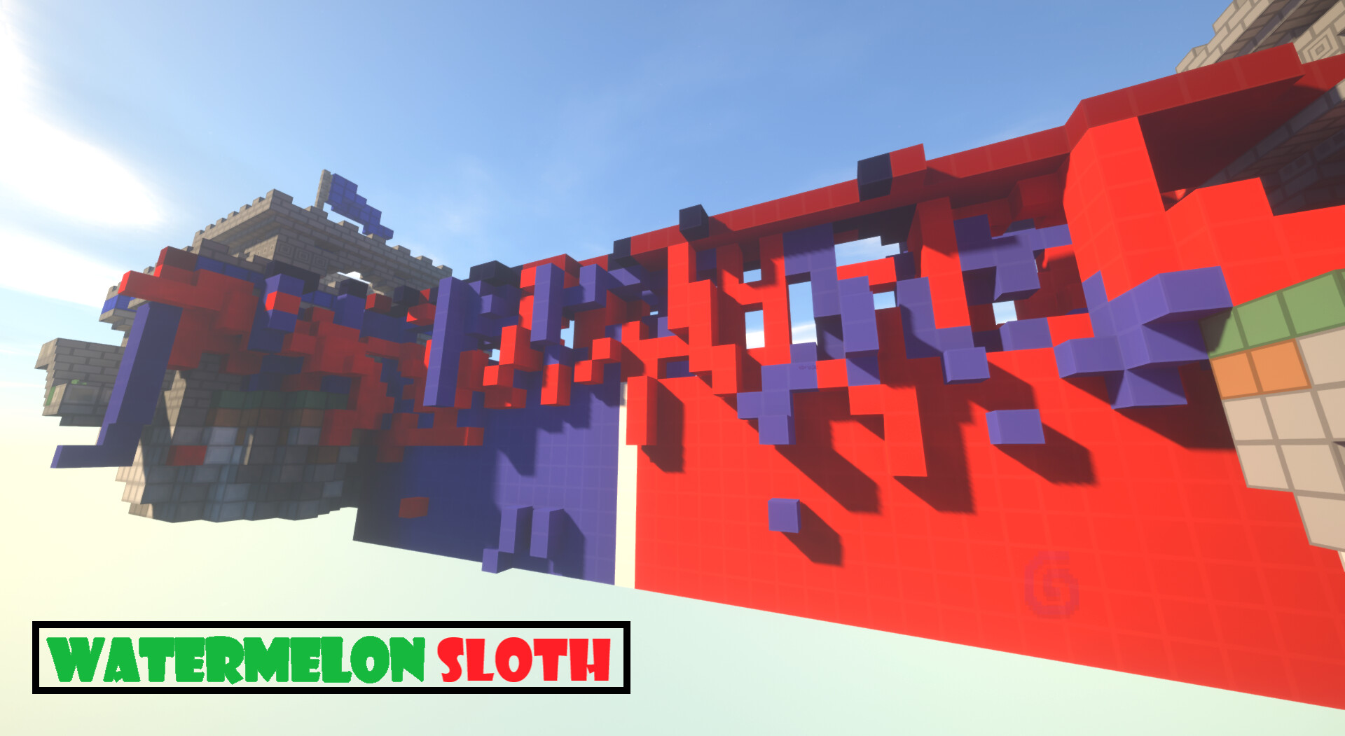 Watermelon Sloth Minecraft Texture Pack