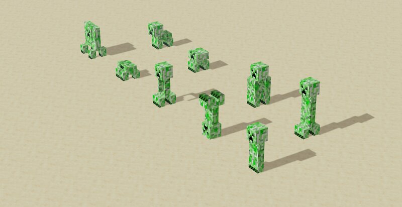 weird creepers | 1.18.x Minecraft Texture Pack